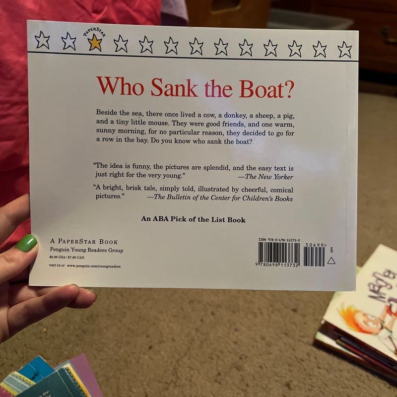 Who Sank the Boat? by Pamela Allen