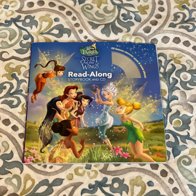 Disney Fairies the Secret of the Wings Read-Along Storybook and CD by ...