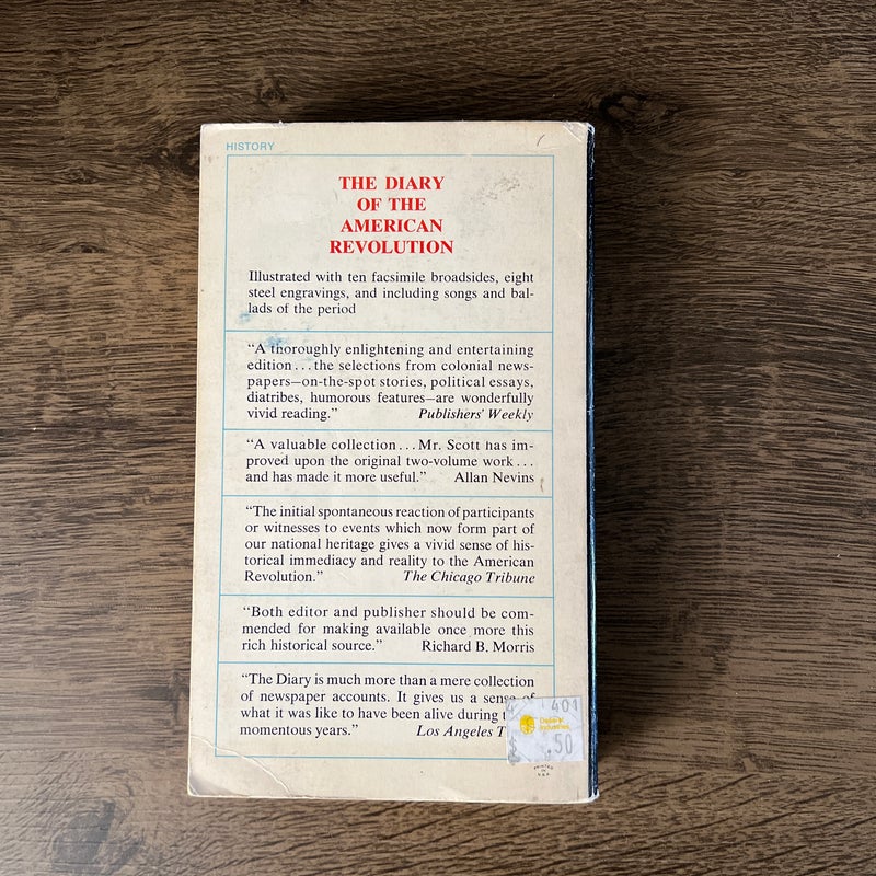 The Diary of the American Revolution by Frank Moore, Paperback | Pangobooks