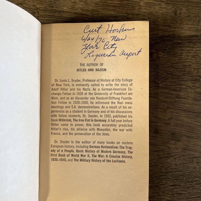 Hitler and Nazism by Louis L. Snyder, Paperback | Pangobooks