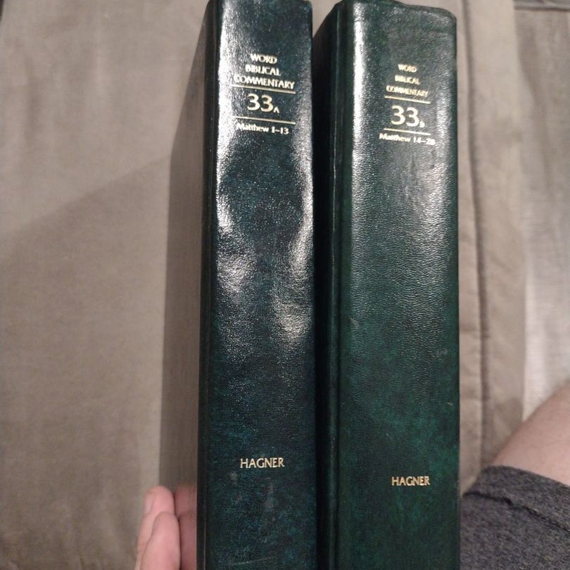 Word Biblical Commentary Matthew vols. 33a and 33b
