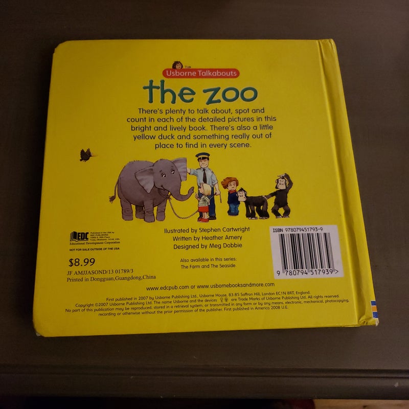 Zoo Talkabout Board Book by Heather Amery