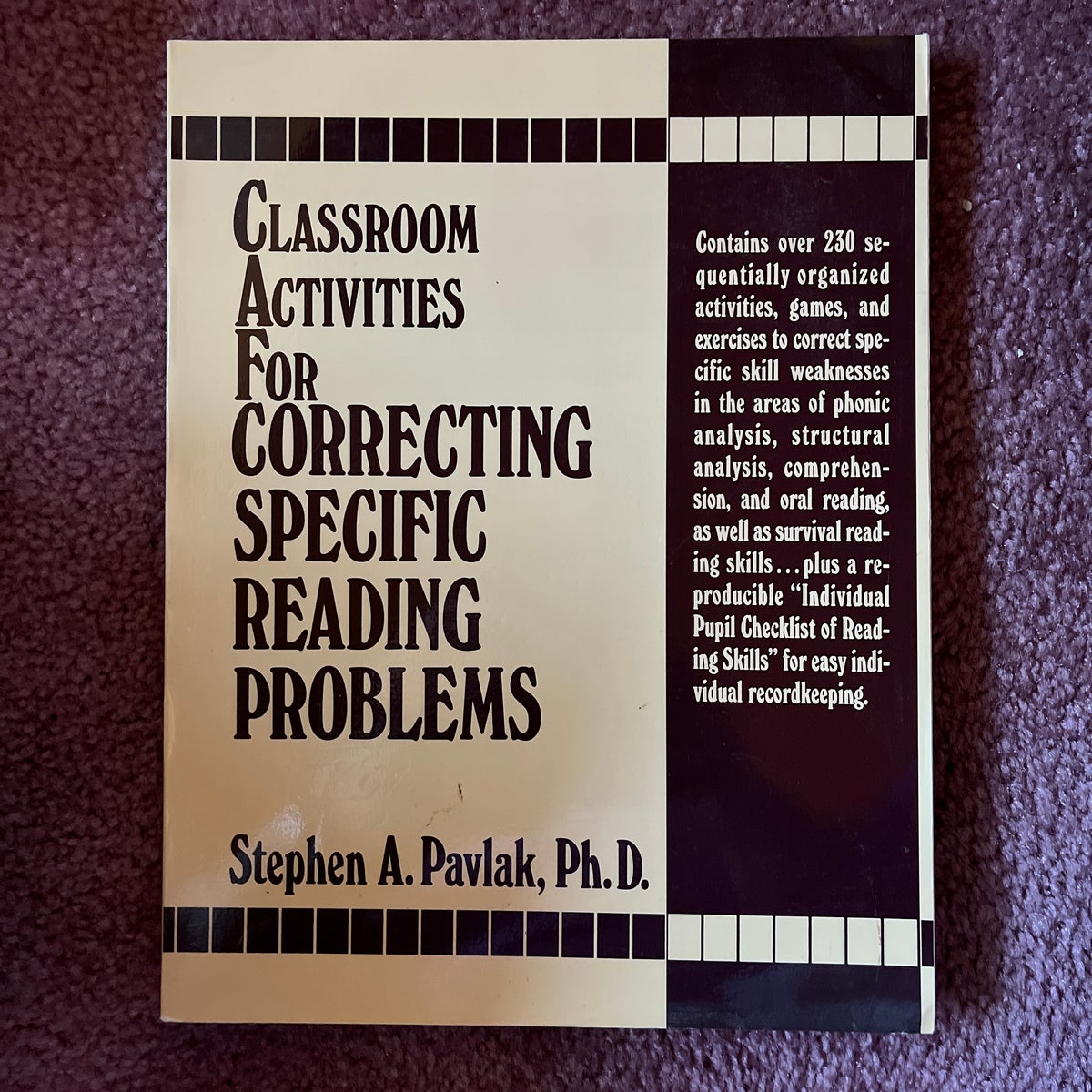 Classroom Activities for Correcting Specific Reading Problems by ...