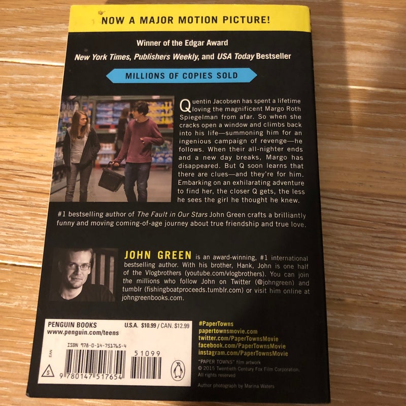 Paper Towns by John Green, Paperback | Pangobooks