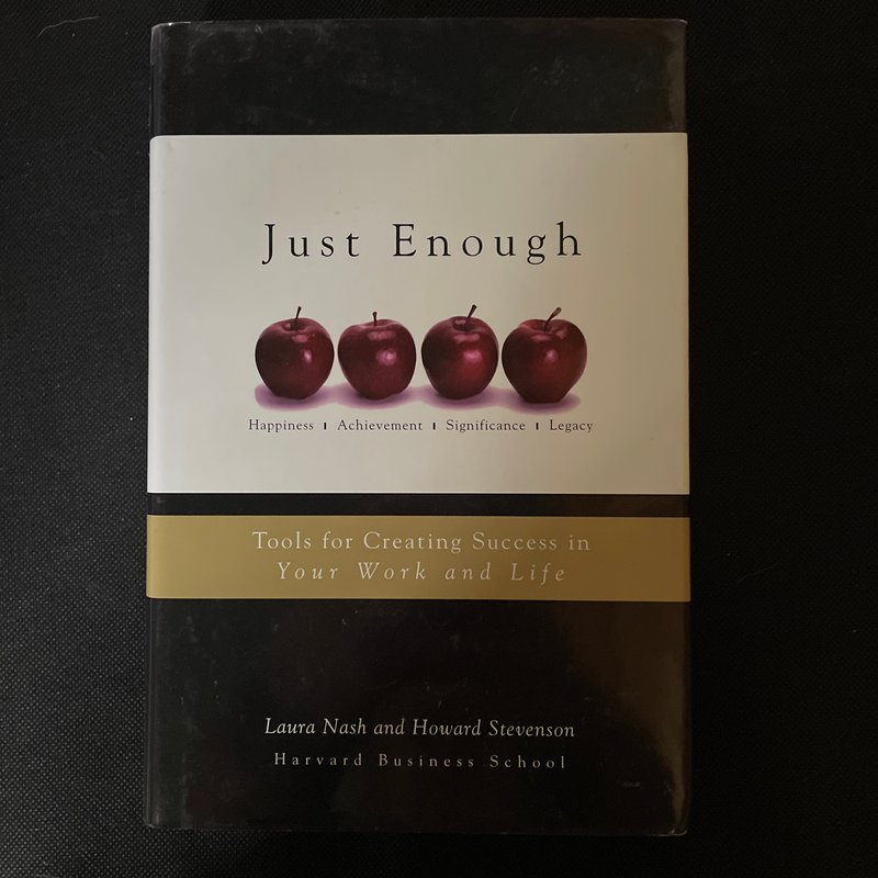 Just Enough by Laura Nash, Howard Stevenson