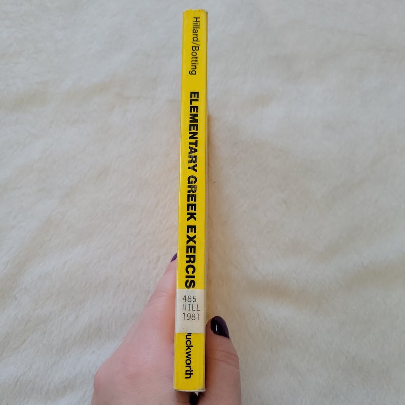 Elementary Greek Exercises by A. E. Hillard, C. G. Botting, M. A. North