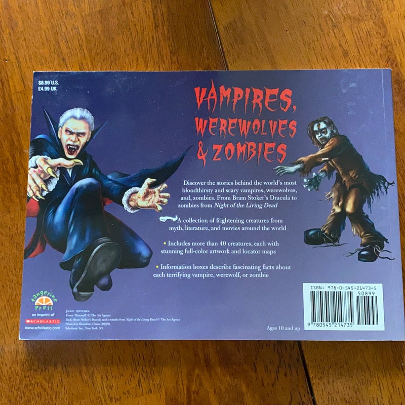 Vampires, Werewolves and Zombies by Lisa Regan