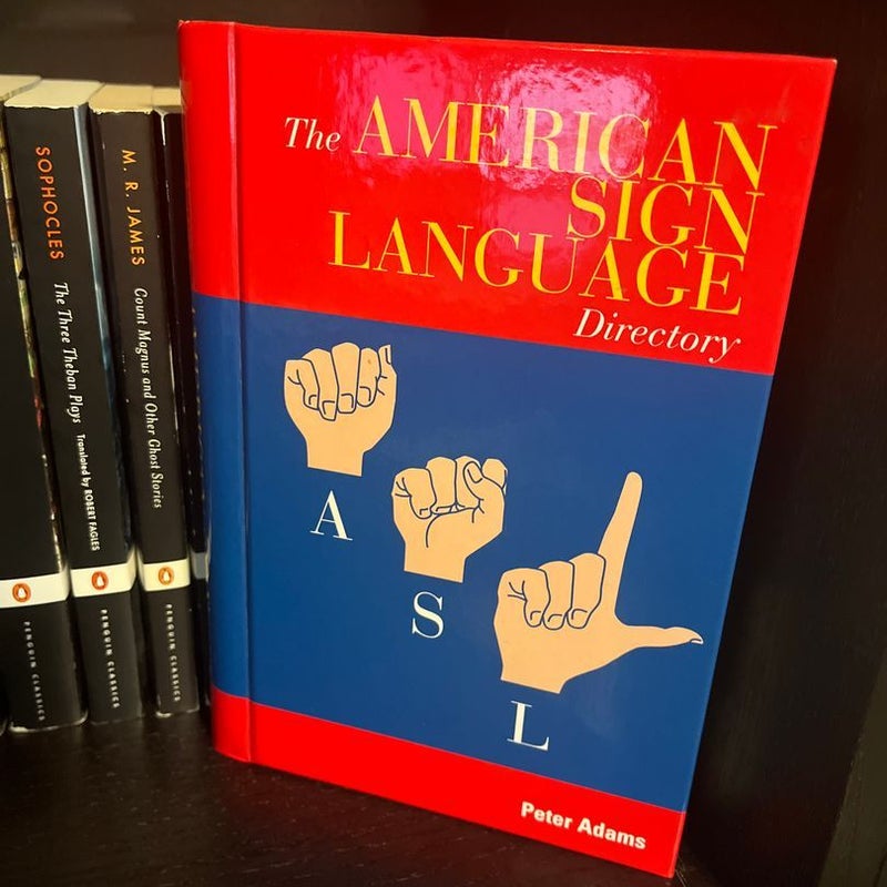 American Sign Language Directory by Peter Adams