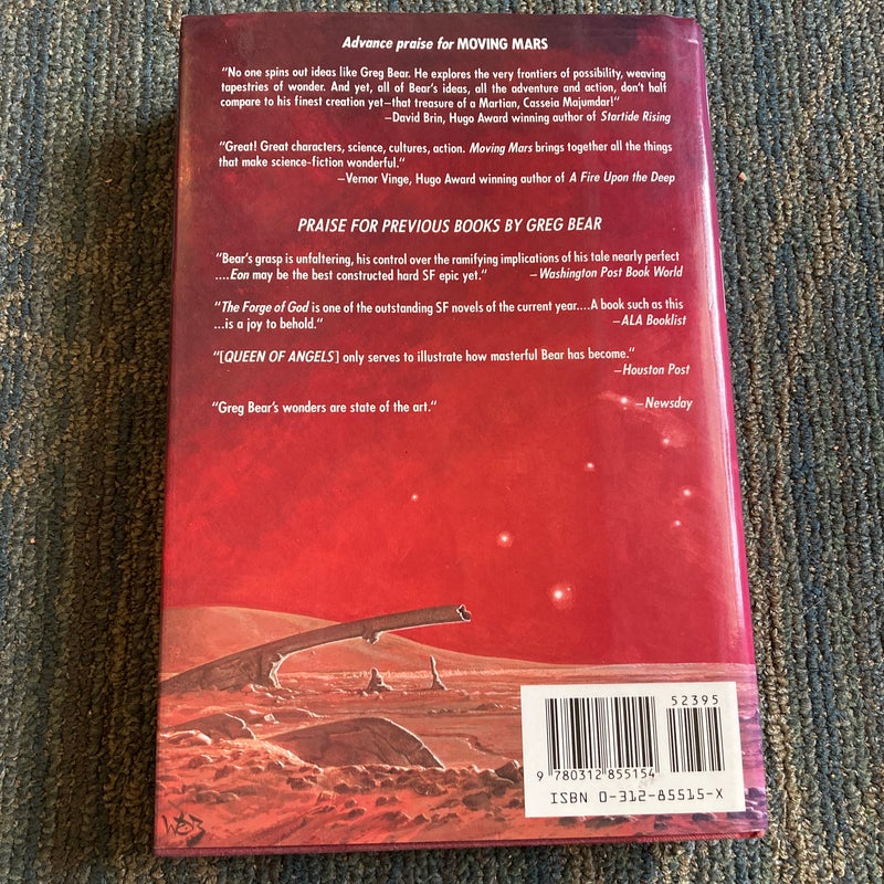 Moving Mars by Greg Bear, Hardcover | Pangobooks