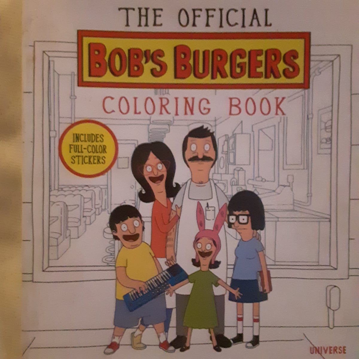 The Official Bob's Burgers Coloring Book by Loren Bouchard, The ...