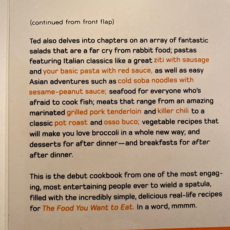 The Food You Want to Eat by Ted Allen, Paperback | Pangobooks
