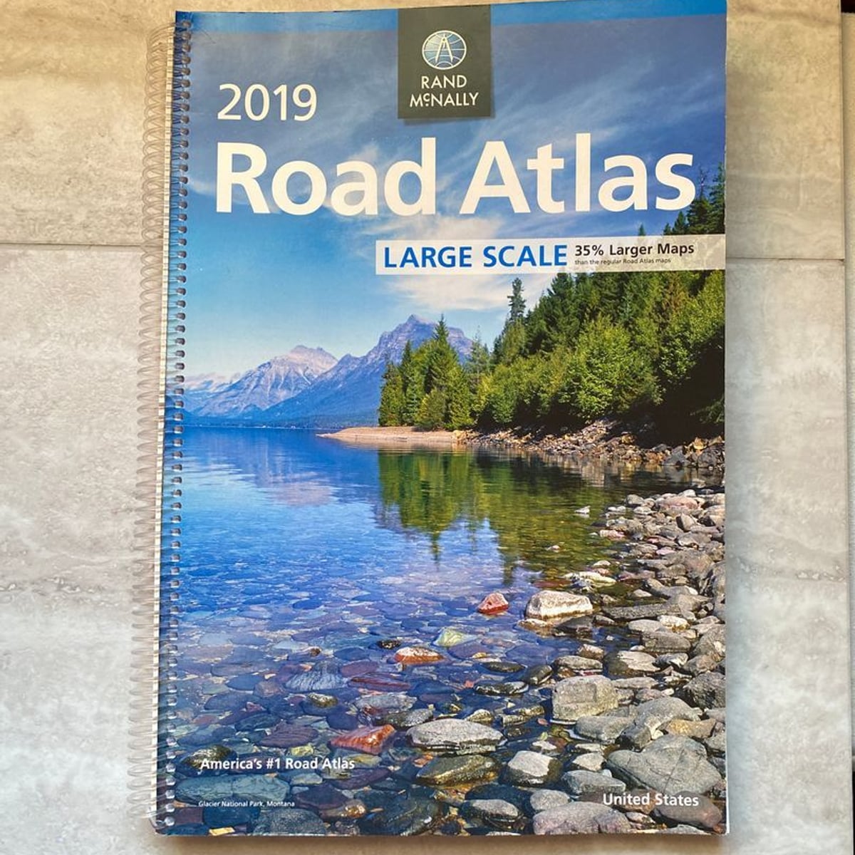 2019 Road Atlas Large Scale by Rand McNally