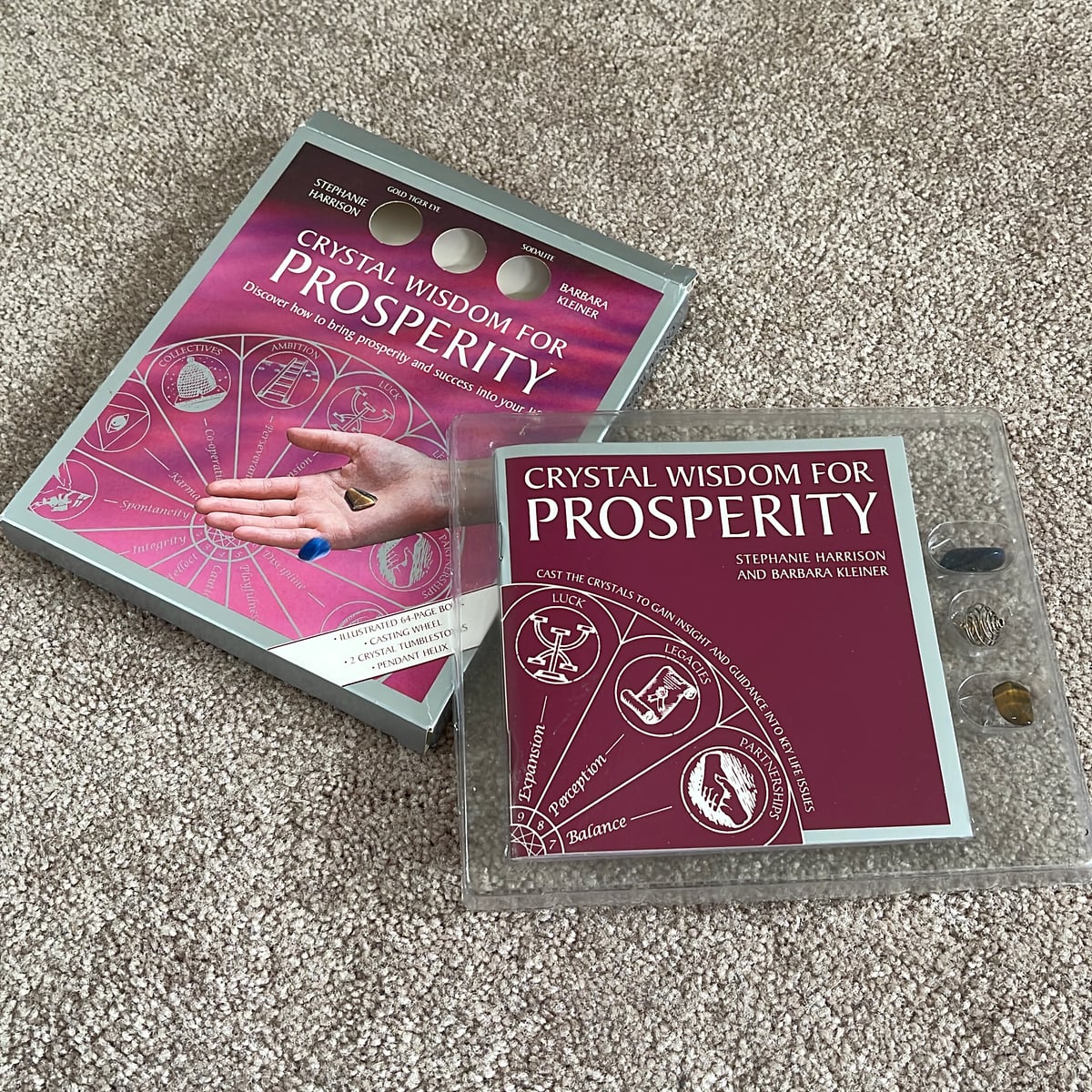 Crystal Wisdom Wheel of Prosperity by Stephanie Harrison, Barbara Kleiner