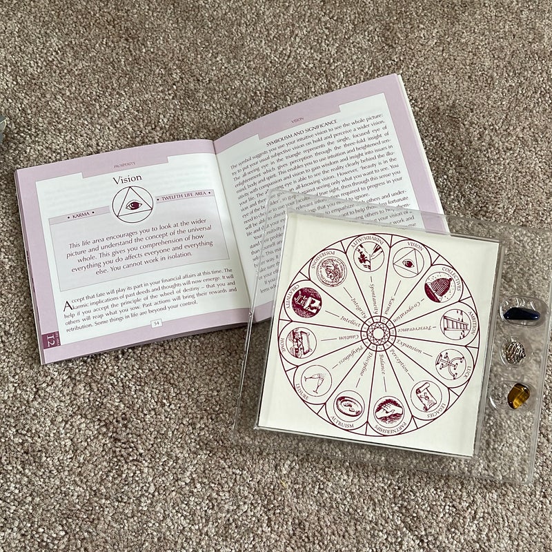 Crystal Wisdom Wheel of Prosperity by Stephanie Harrison | Pangobooks