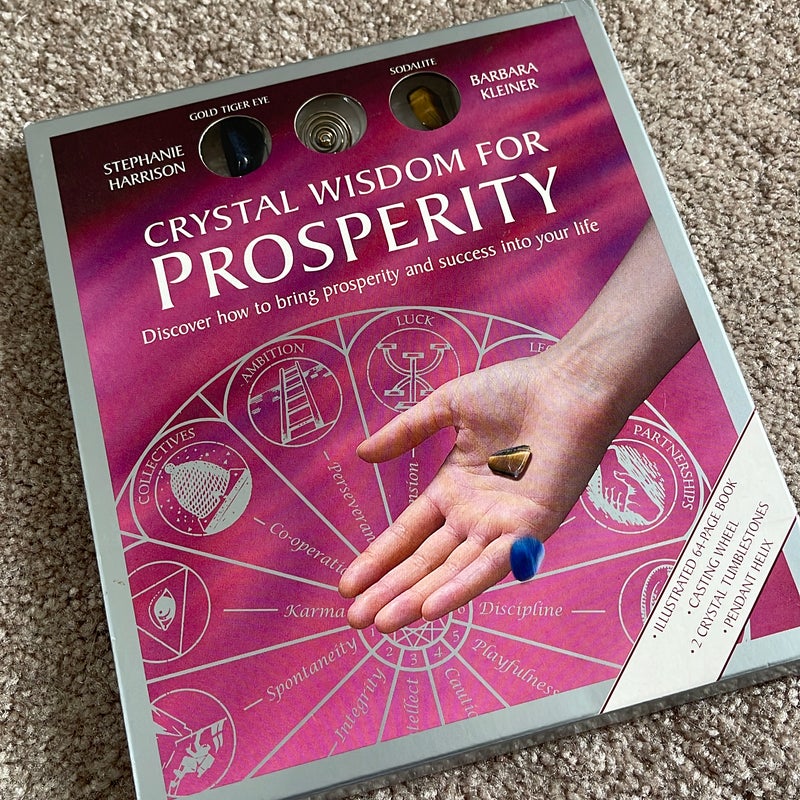 Crystal Wisdom Wheel of Prosperity by Stephanie Harrison | Pangobooks