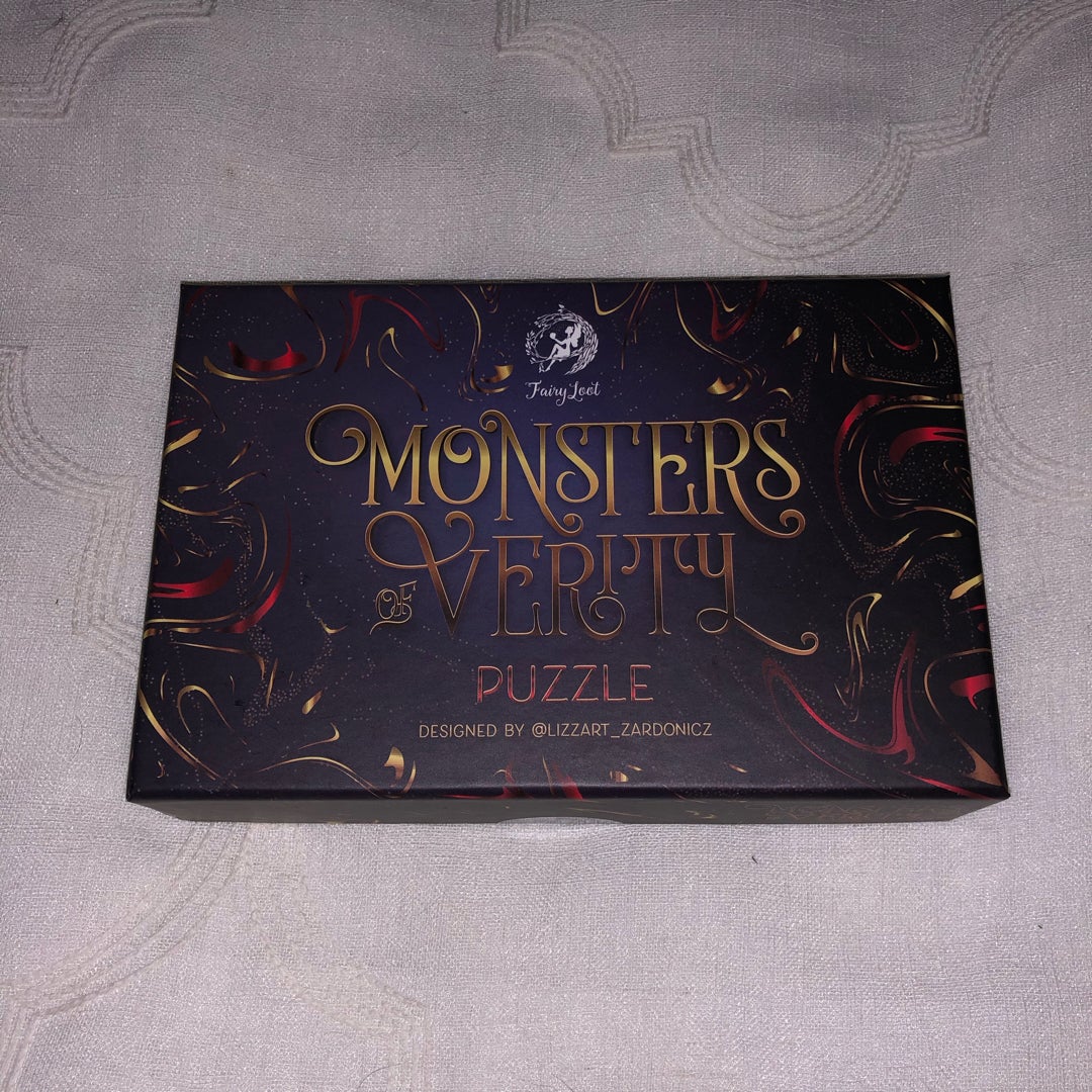 FairyLoot Monsters of Verity Puzzle by V.E. Schwab, Hardcover | Pangobooks