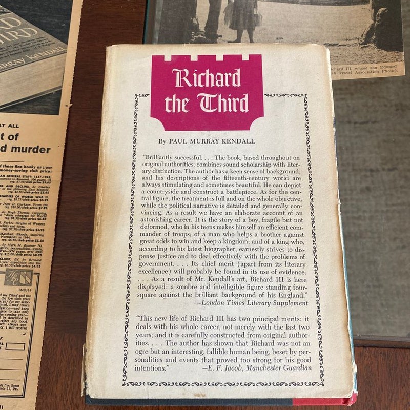 Richard the Third by Kendall, Paul Murray , Hardcover | Pangobooks