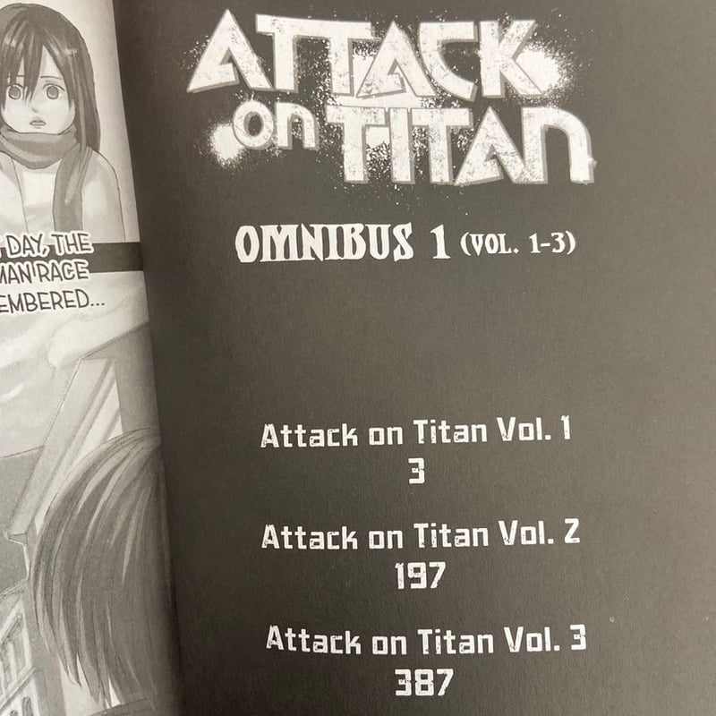Attack on Titan Omnibus 1 (Vol. 1-3)