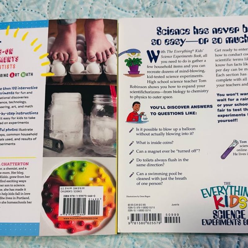NEW!! Bundle of 2 New Science Experiments Books by Crystal Chatteryon ...