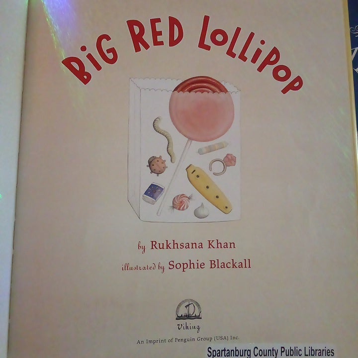 Big Red Lollipop by Rukhsana Khan, Hardcover | Pangobooks