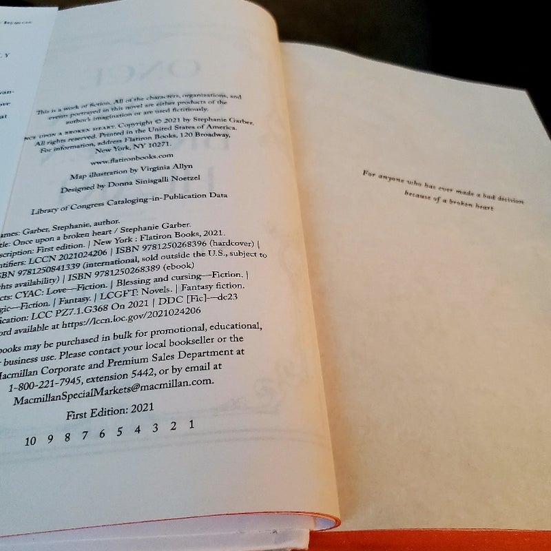 Once Upon a Broken Heart ( Signed 1st Edition Exclusive ) Rare ! by ...