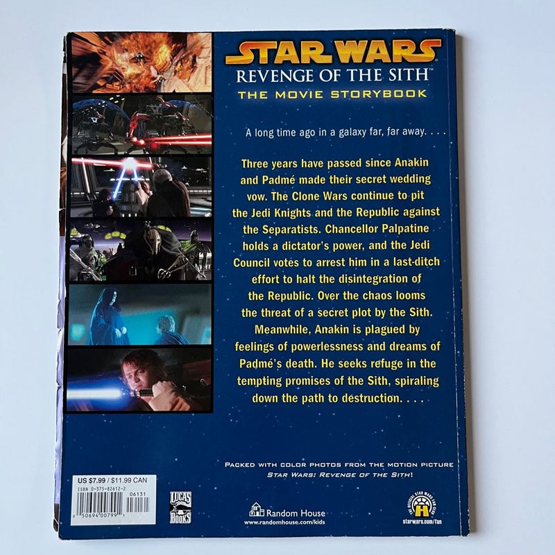 Revenge of the Sith Movie Storybook by RH Disney Staff