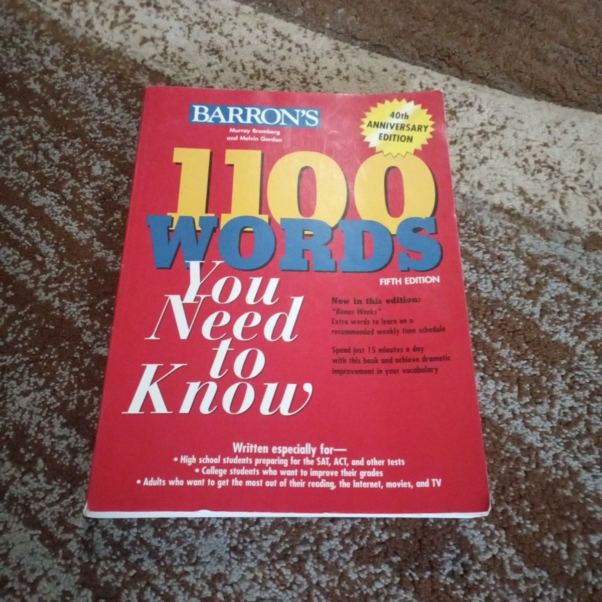 1100 Words You Need to Know by Murray Bromberg, Melvin Gordon