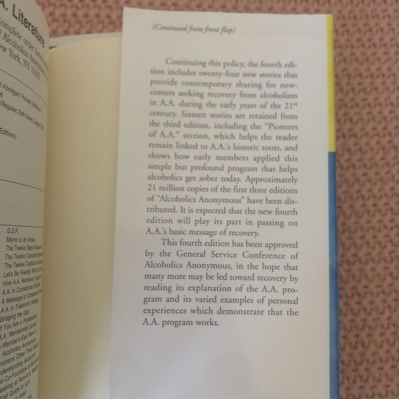 Alcoholics Anonymous by Bill W, Hardcover | Pangobooks