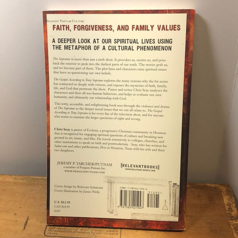 The Gospel According to Tony Soprano by Chris Seay, Paperback | Pangobooks