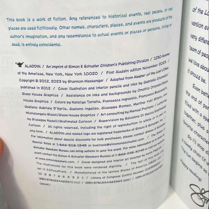 Keeper of the Lost Cities the Graphic Novel Part 1 by Shannon Messenger ...