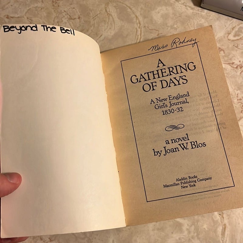 A Gathering of Days by Joan W. Blos , Paperback | Pangobooks