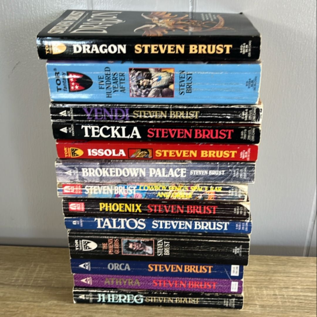 Dragon 🐉 -13 book bundle by Steven Brust, Paperback | Pangobooks