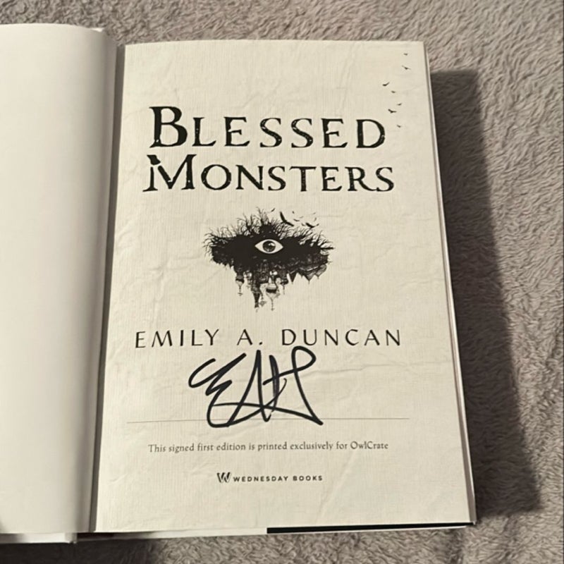 Blessed Monsters by Emily A. Duncan, Hardcover | Pangobooks