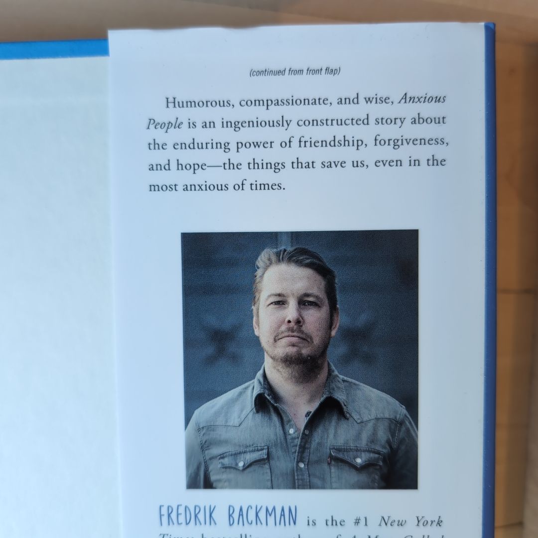 Anxious People by Fredrik Backman, Hardcover | Pangobooks