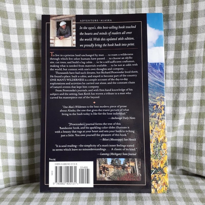 One Man's Wilderness by Richard Proenneke, Sam Keith