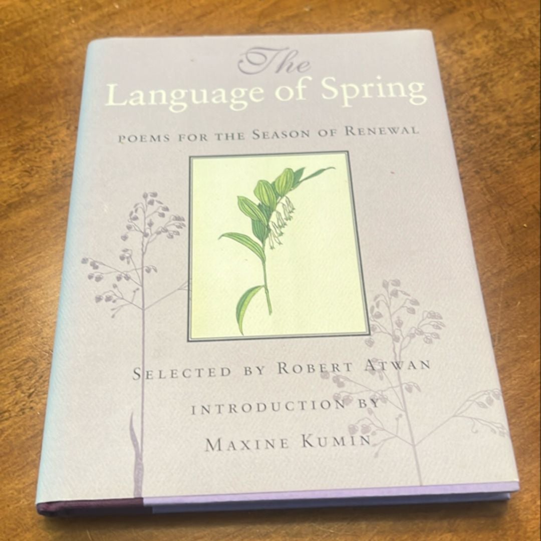 The Language of Spring by Robert Atwan, Hardcover | Pangobooks