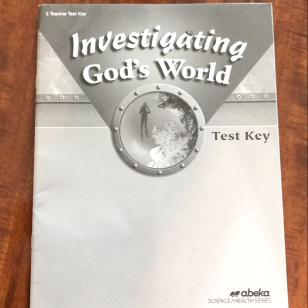 Investigating God’s World test key by Abeka Books, Paperback | Pangobooks