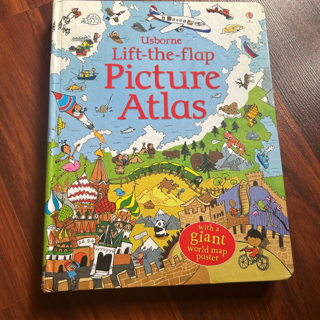 Lift the Flap Picture Atlas by Alex Frith, Hardcover | Pangobooks