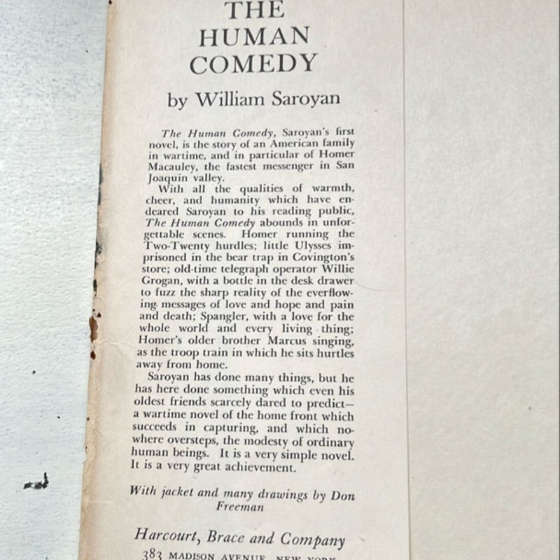 The Human Comedy by William Saroyan, Hardcover | Pangobooks