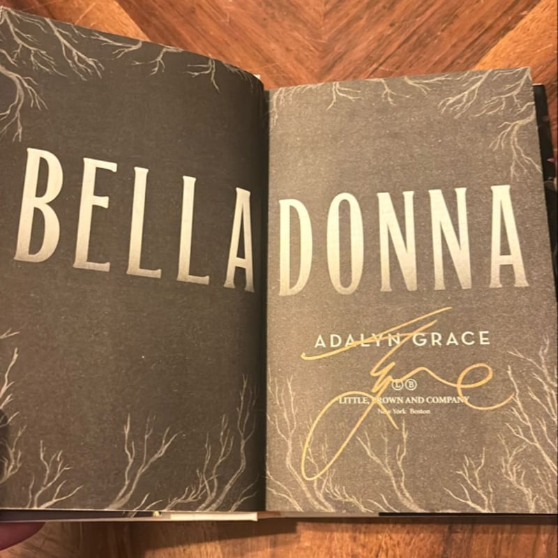 Belladonna SIGNED by Adalyn Grace, Hardcover | Pangobooks