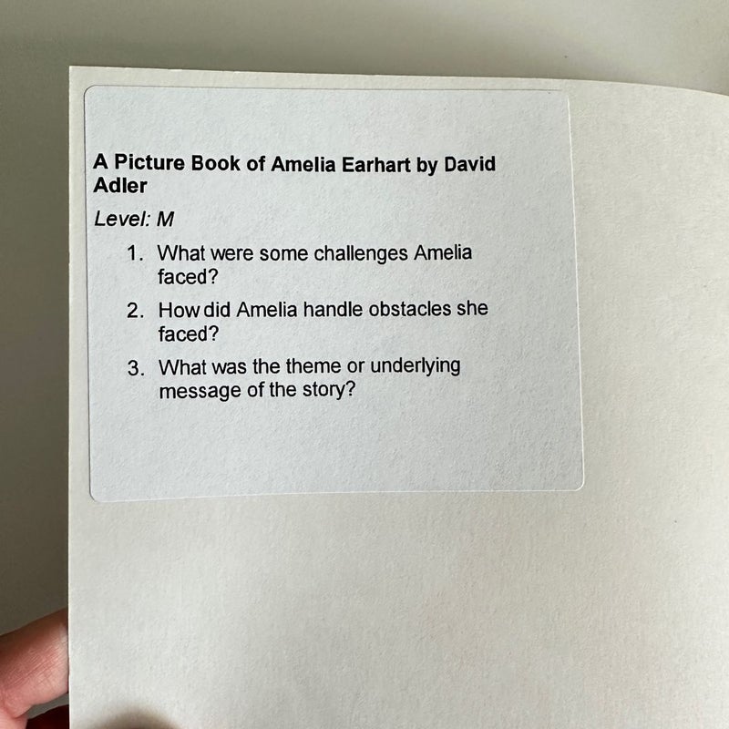 The Picture Book of Amelia Earhart by David A. Adler, Paperback ...