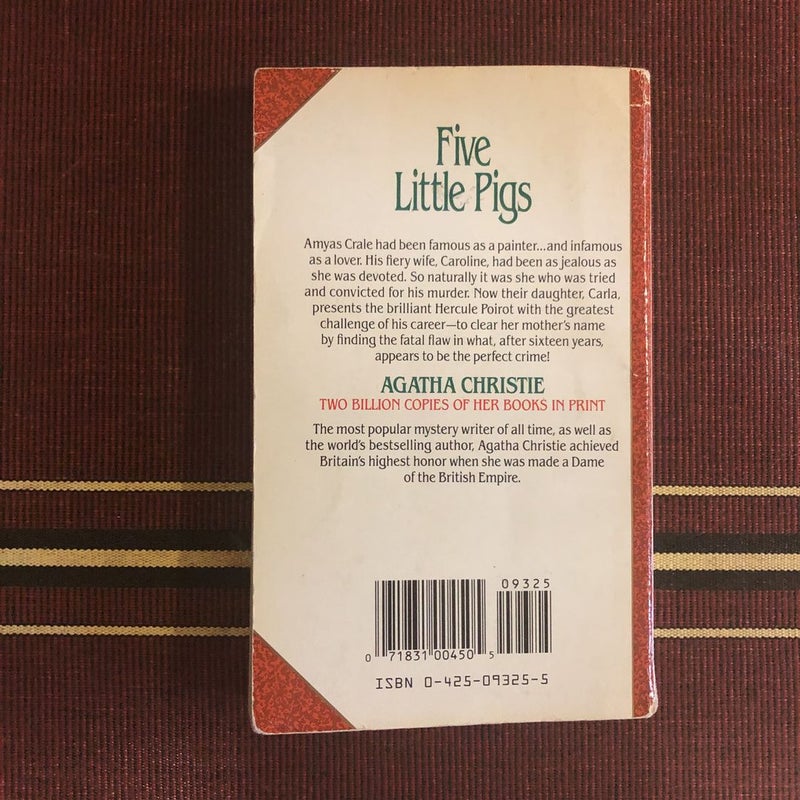 Five Little Pigs by Agatha Christie, Paperback | Pangobooks