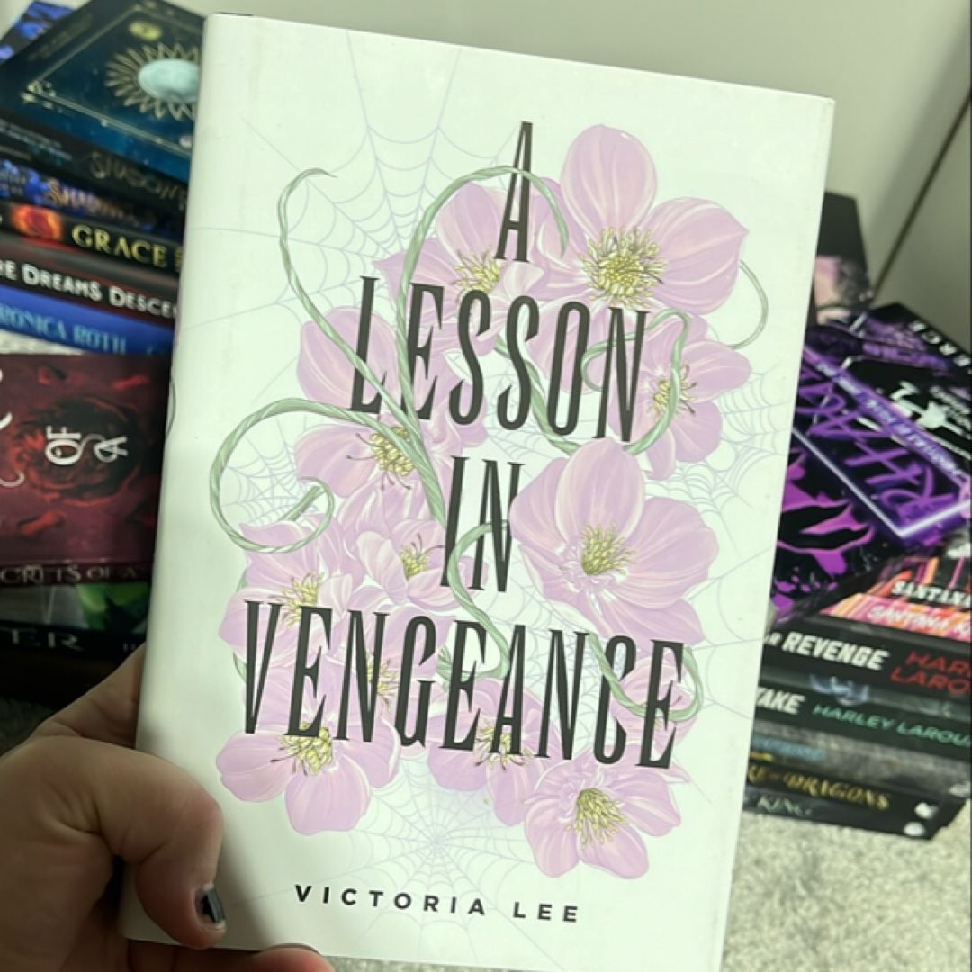 A lesson in vengeance *signed* by Victoria Lee, Hardcover | Pangobooks