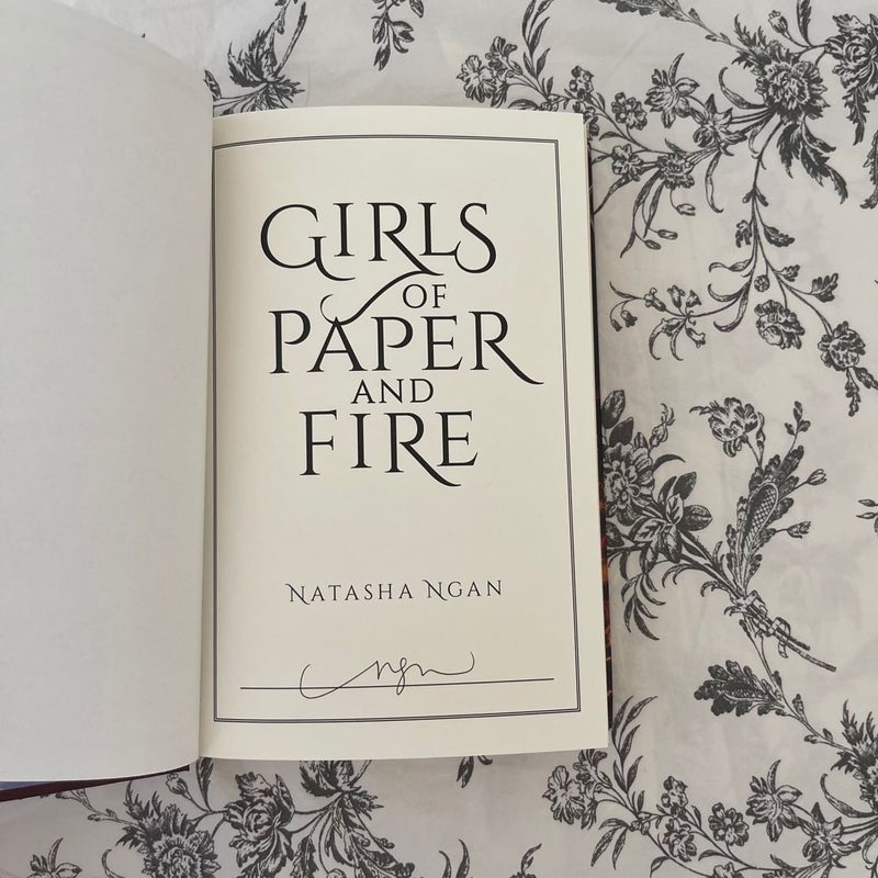 Owlcrate Girls of Paper and Fire by Natasha Ngan, Hardcover | Pangobooks
