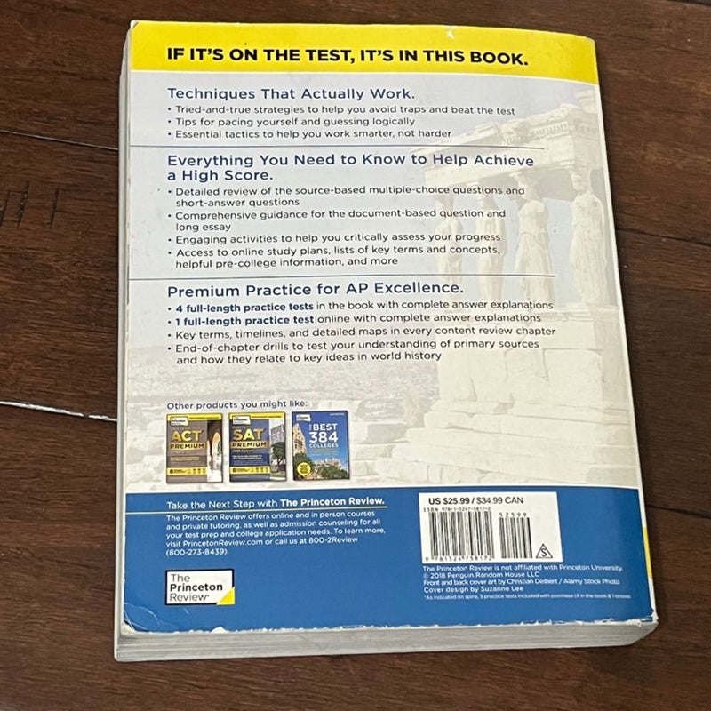 Cracking the AP World History Exam 2019, Premium Edition by Princeton ...