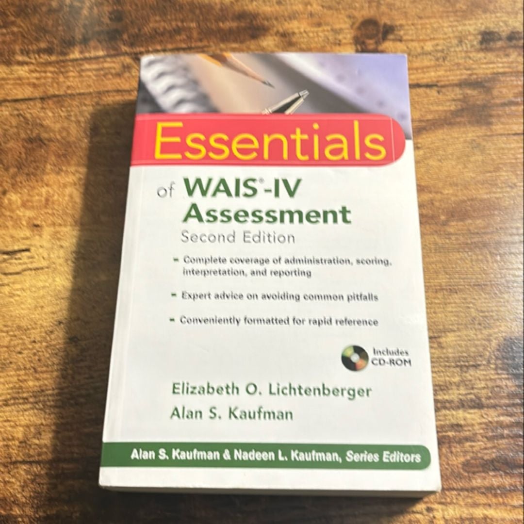 Essentials of WAIS-IV Assessment by Elizabeth O. Lichtenberger, Alan S. Kaufman