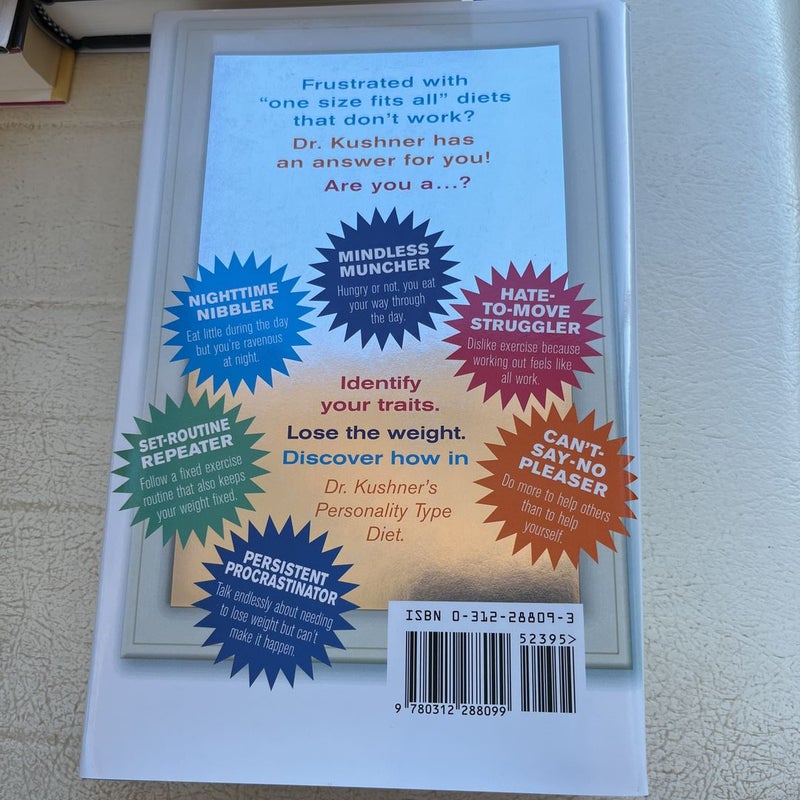 Dr. Kushner's Personality Type Diet by Robert F. Kushner, Nancy Kushner
