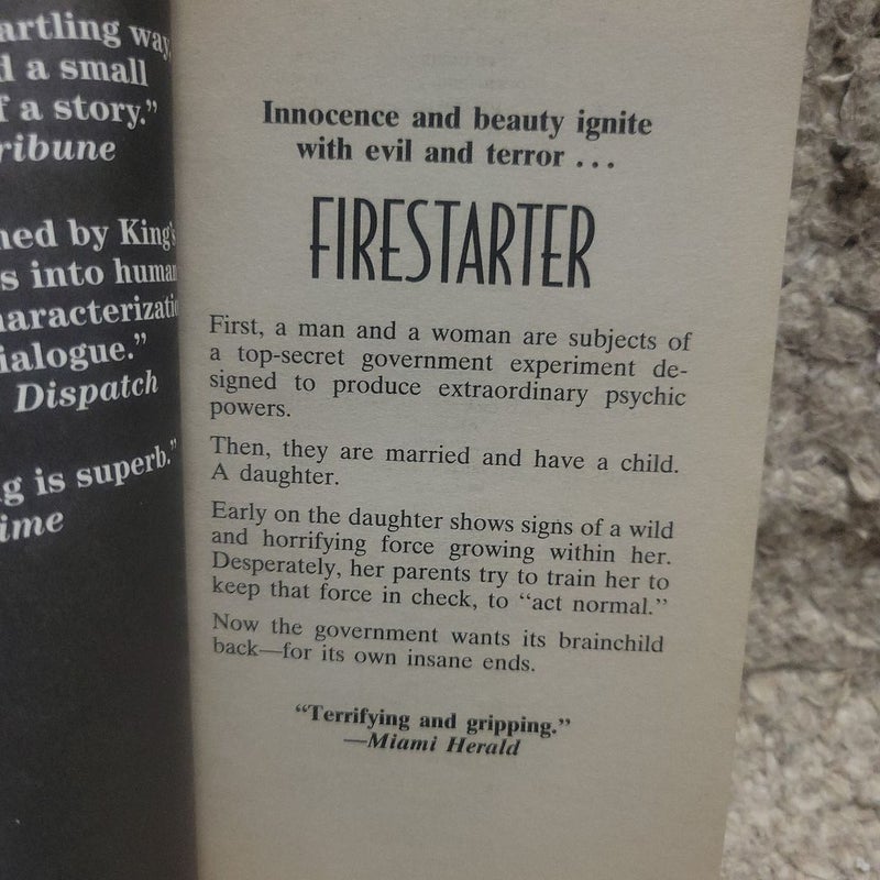 Firestarter by Stephen King, Paperback | Pangobooks