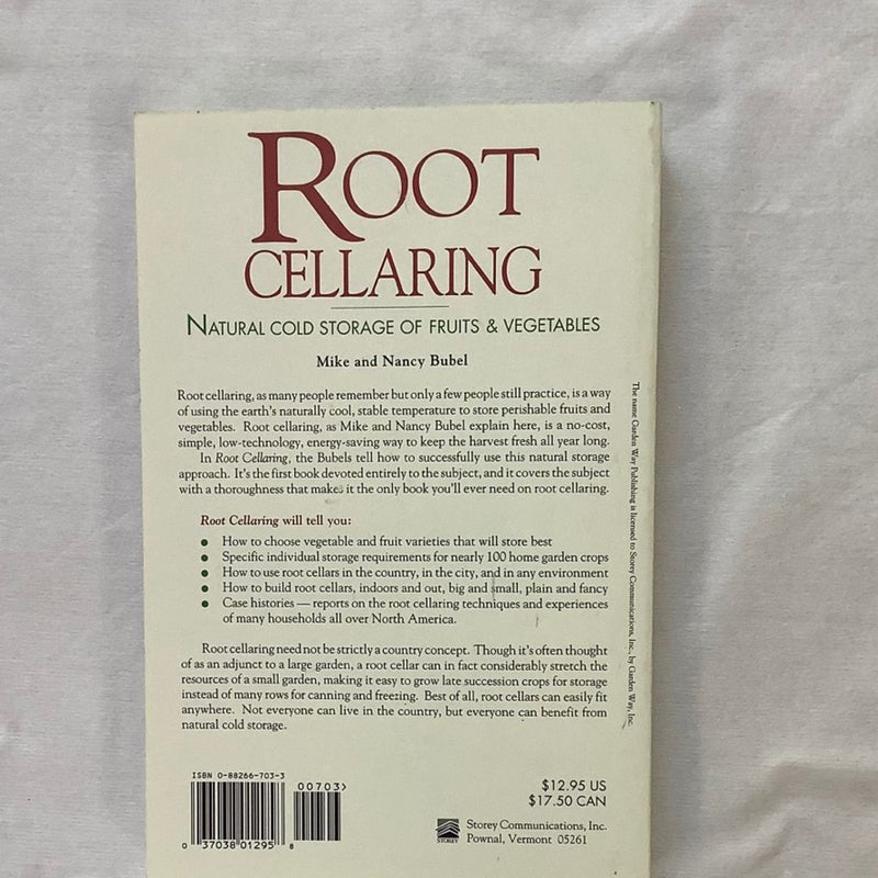 Root cellaring by Mike and Nancy Bubel, Paperback | Pangobooks
