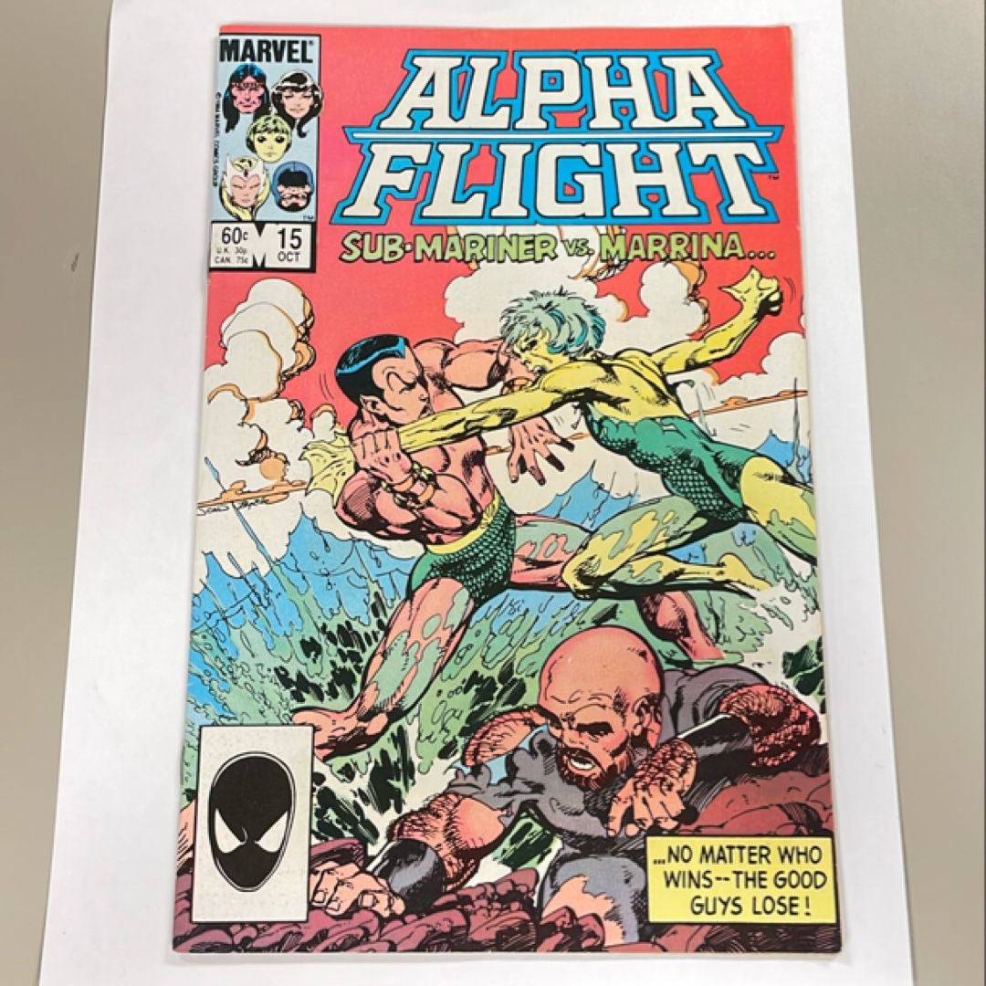 Marvel Alpha Flight Sub-Mariner vs Marrina by John Byrne, Paperback ...